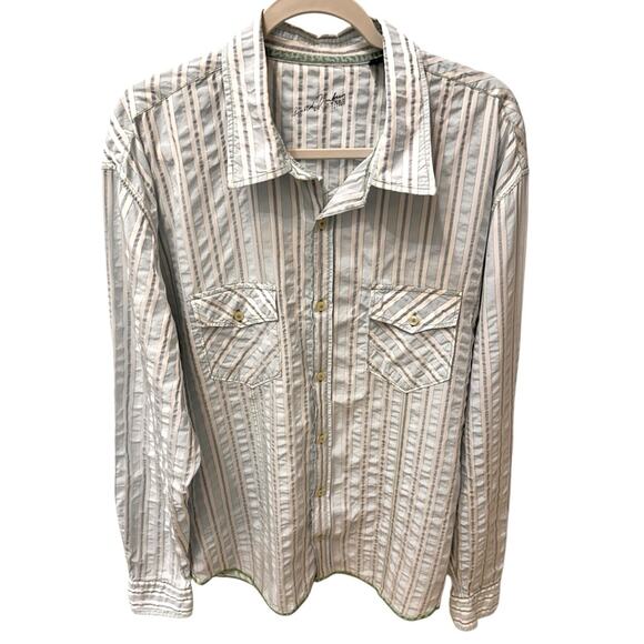 Arnold Zimberg Hollywood | Shirts | Arnold Zimberg Striped Seersucker ...